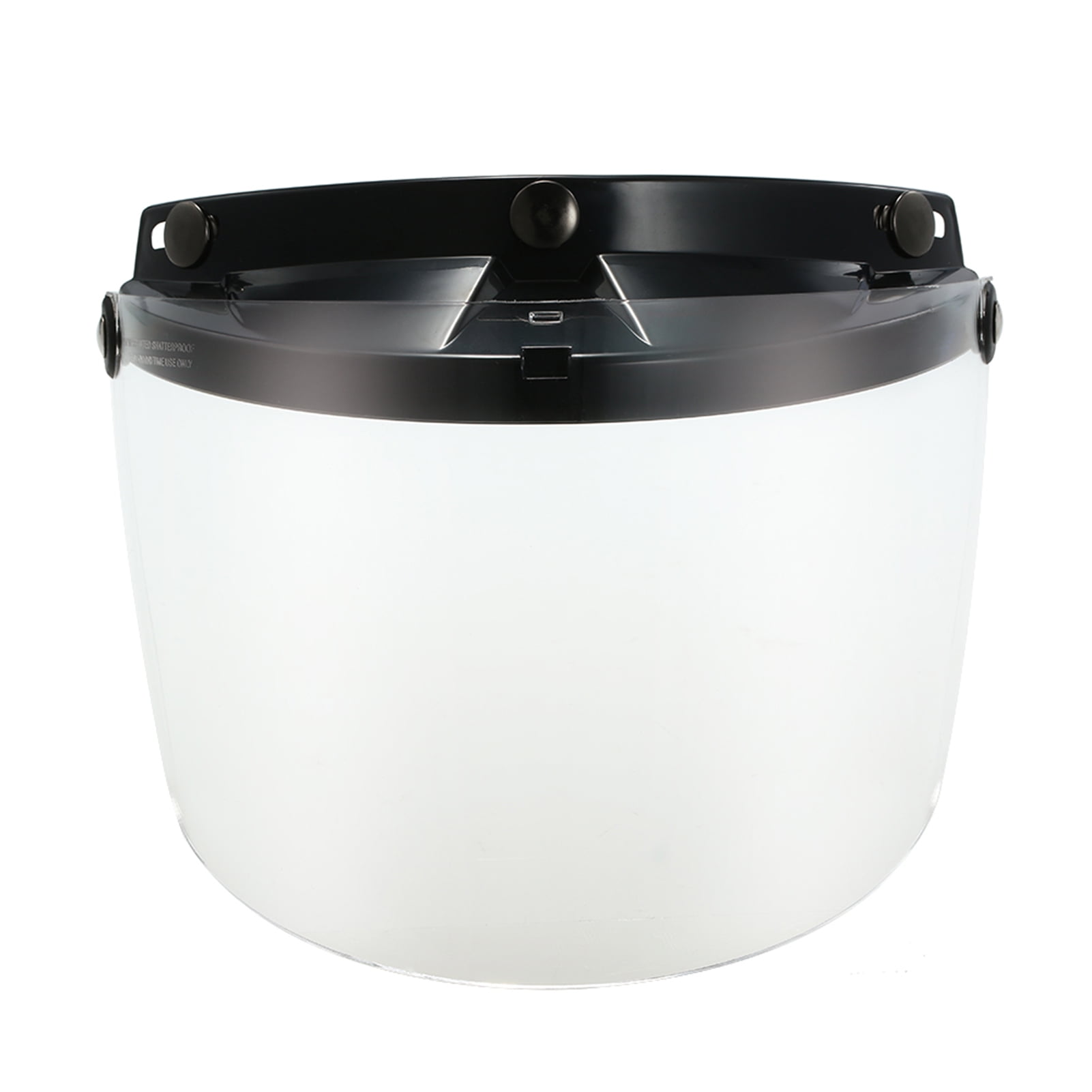MIXFEER Universal 3 Snap Flip Up Visor Shield Lens for Retro Open Face ...