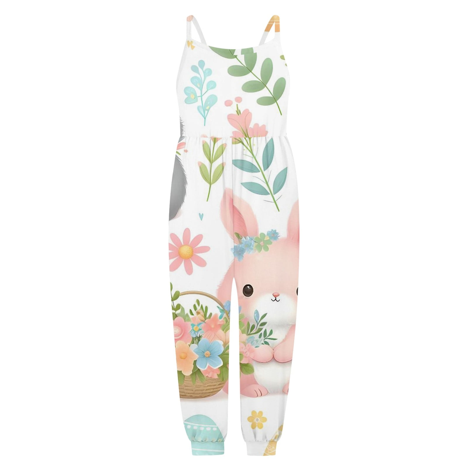 MIXUE Toddler Girls Jumpsuits & Rompers Kids One-pieces Floral Cartoon ...