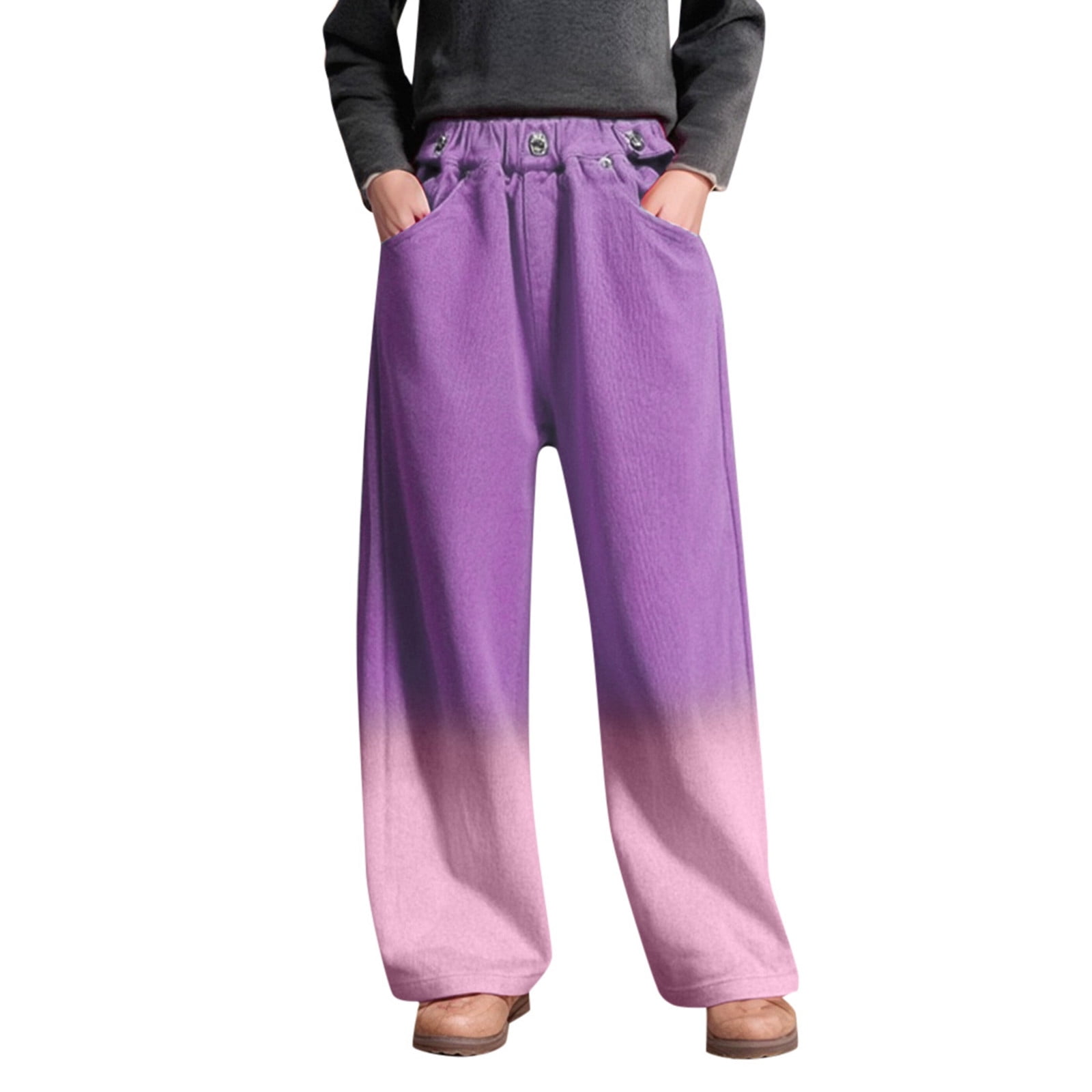 MIXUE Toddler Girls Pants Children'S Big Children'S Fashion Gradient ...