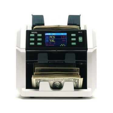 TOPSHAK Professional Multiple Currencies Money Counter Machine, 3 ...