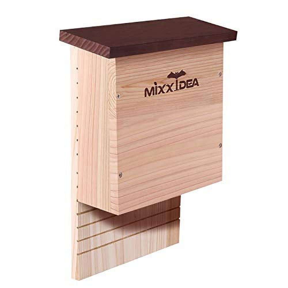 MIXXIDEA Bat House Bat Box Double Chamber Outdoor House Nursery Bat ...