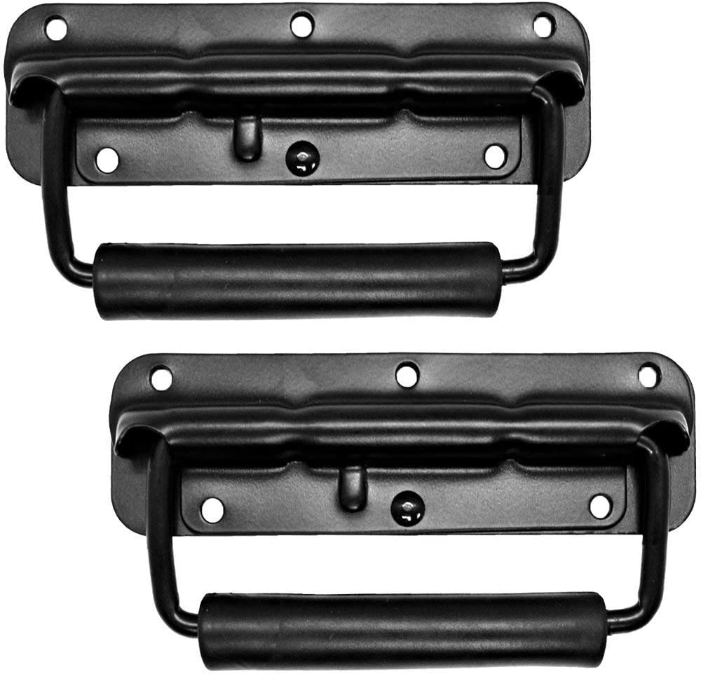 MIYAKO Set of 2 Speaker Cabinet Handles - Flush Surface Mounted Spring ...