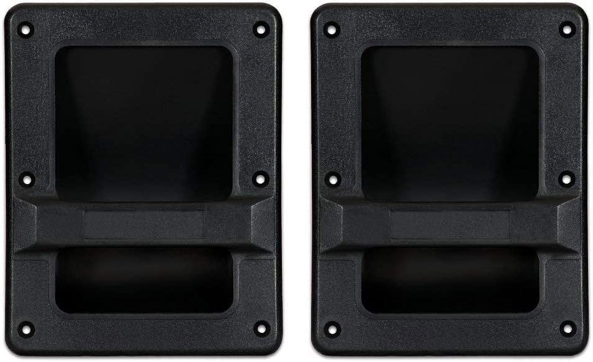 MIYAKO Speaker Cabinet Plastic Bar Handles Black Recessed Heavy Duty 8. ...