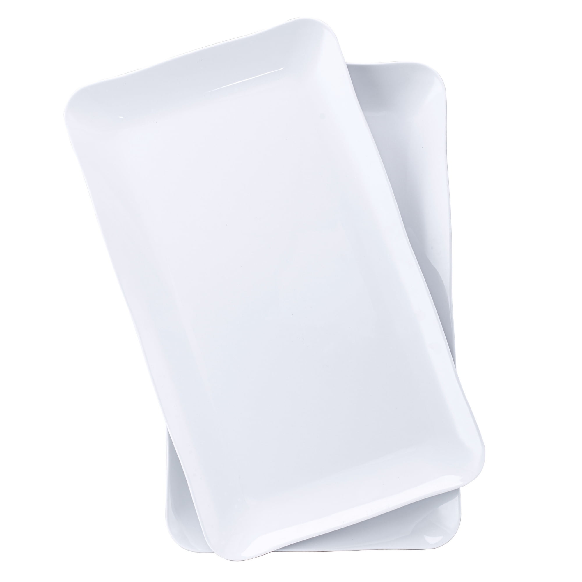 MIYOPESI, Melamine Tray, 17 Inch Set of 2, Unbreakable Dishwasher-Safe ...