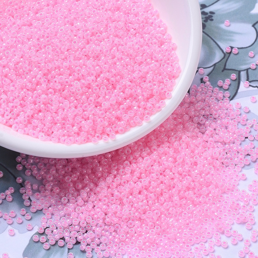 MIYUKI Round Rocailles Beads Japanese Beads 11/0 (RR518) Cotton Candy ...