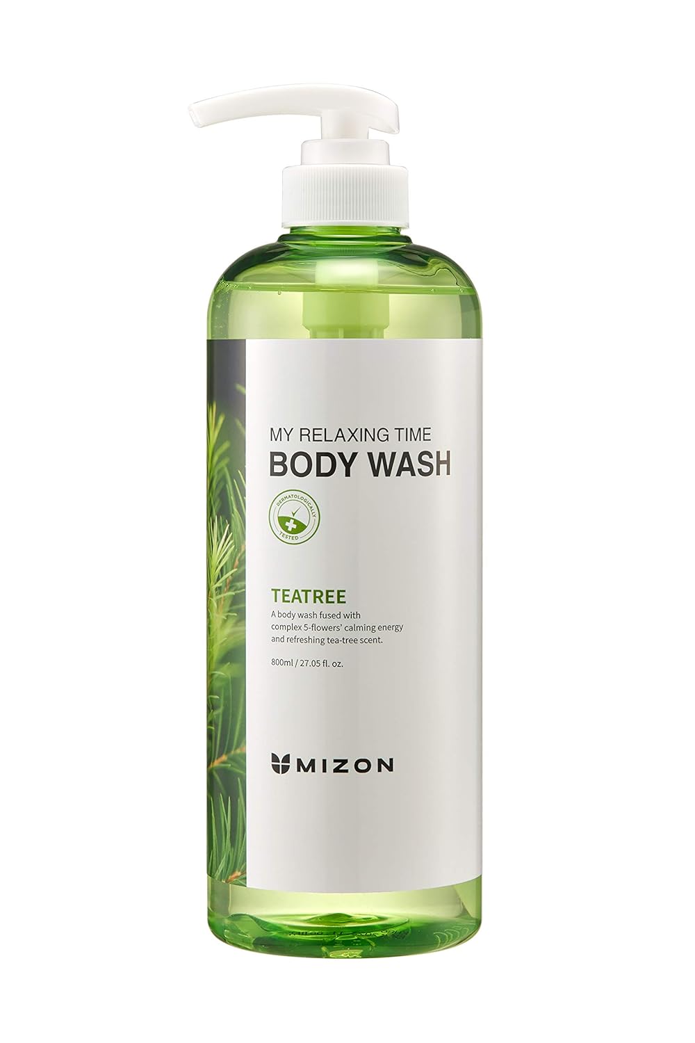 Mizon My Relaxing Time, Body Wash, Tea Tree, 27.05 fl oz (800 ml ...