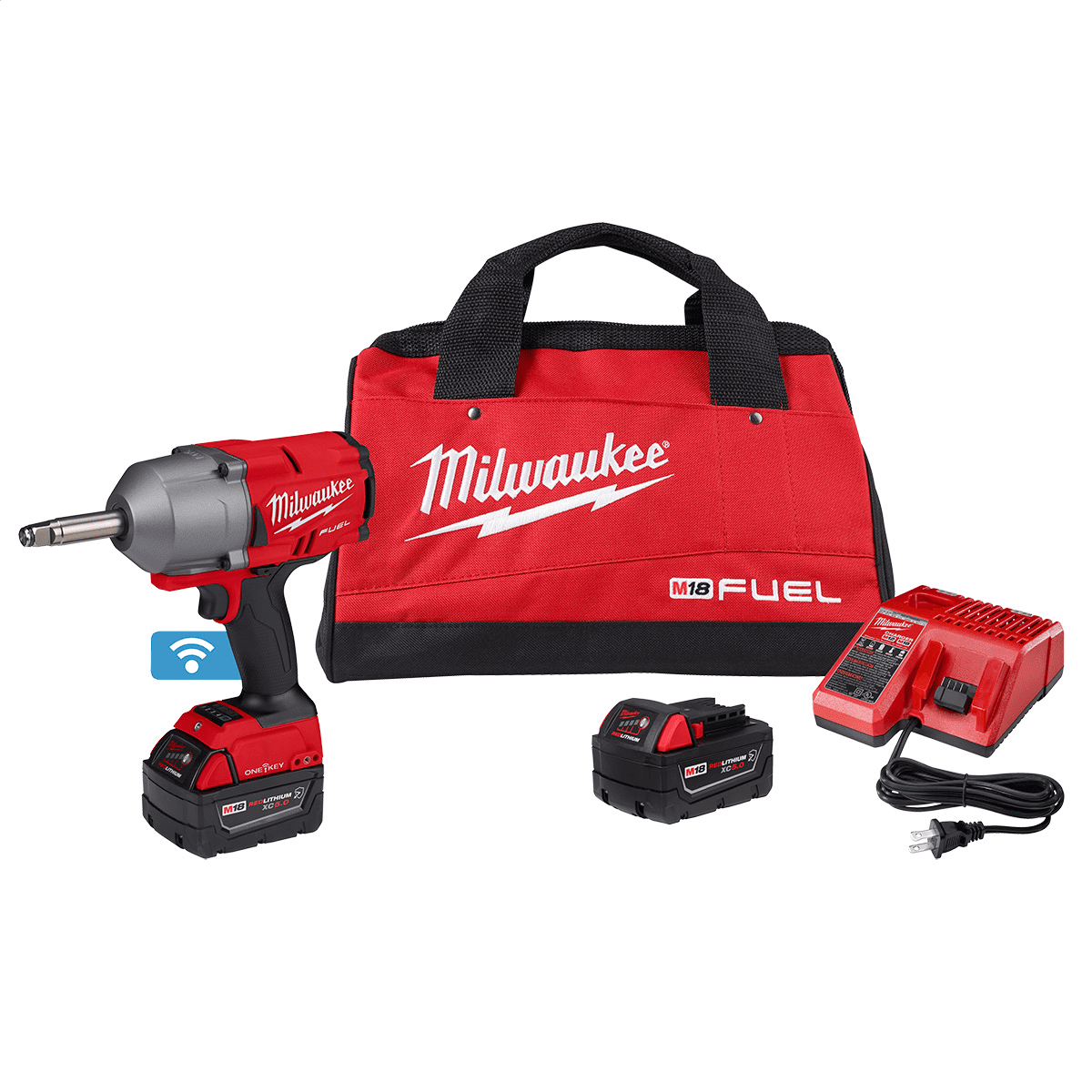 MIlwaukee M18 FUEL 1/2" Ext. Anvil Controlled Torque Impact Wrench w ...
