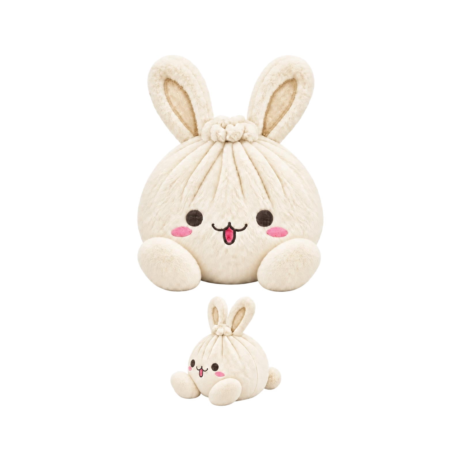 MInHoues Plush Bunny Stuffed Animal 4.7 Inch Beige, Soft Squishy Rabbit ...