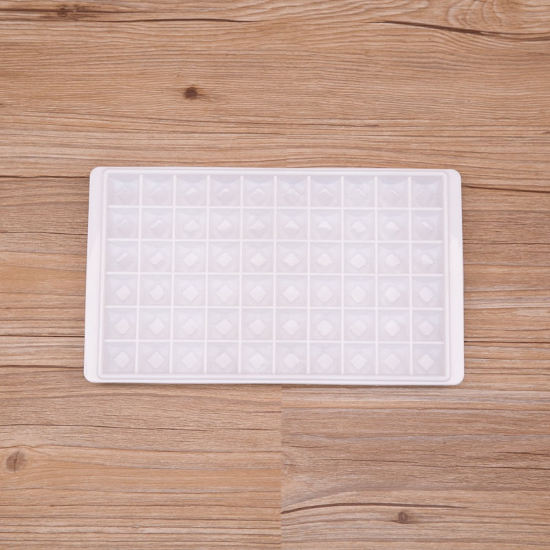 MIni Ice Cube Tray for Freezer with Lid and Bin, Easy Release Small Ice ...