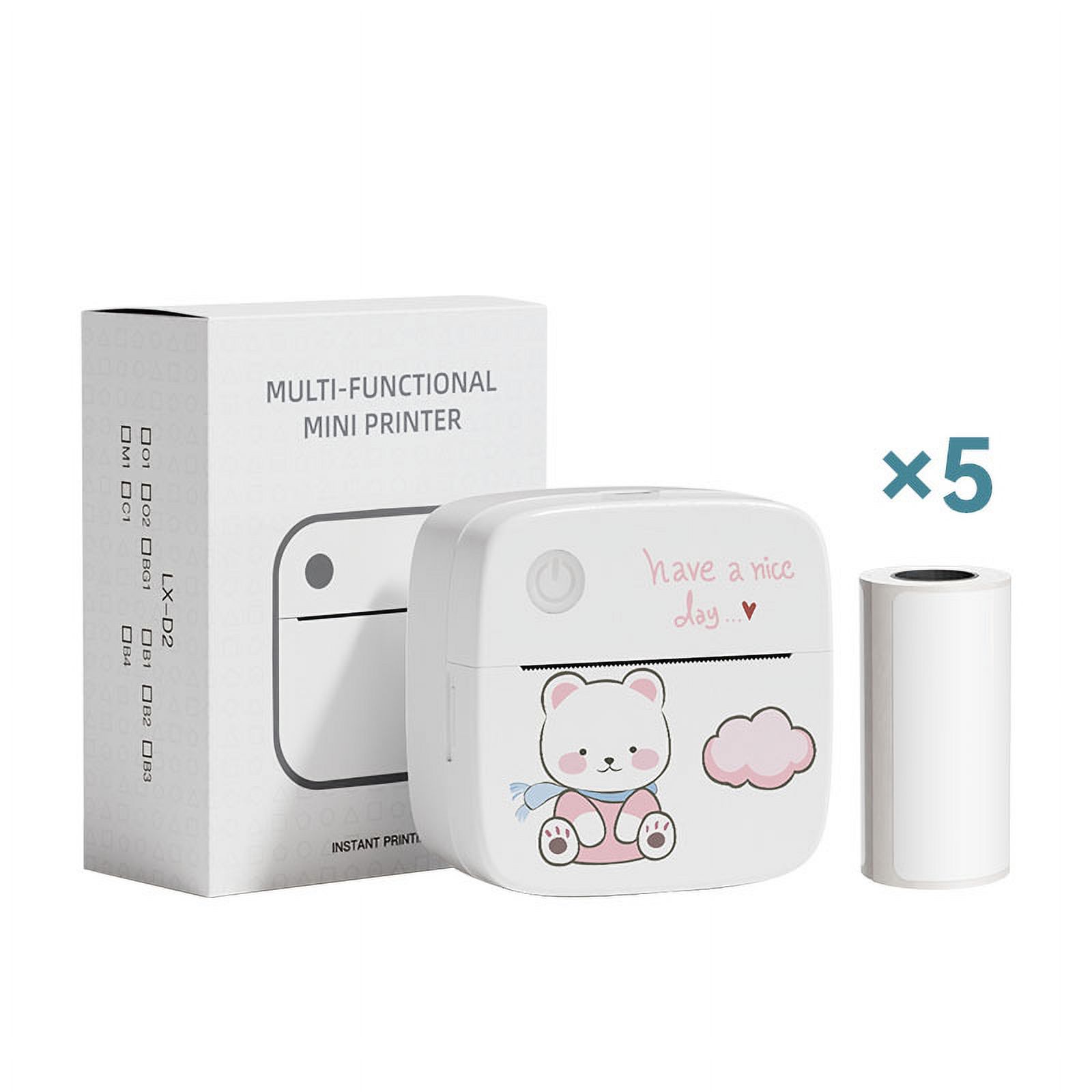 MIni Printer label thermal Printer photo picture graffiti machine MIni ...