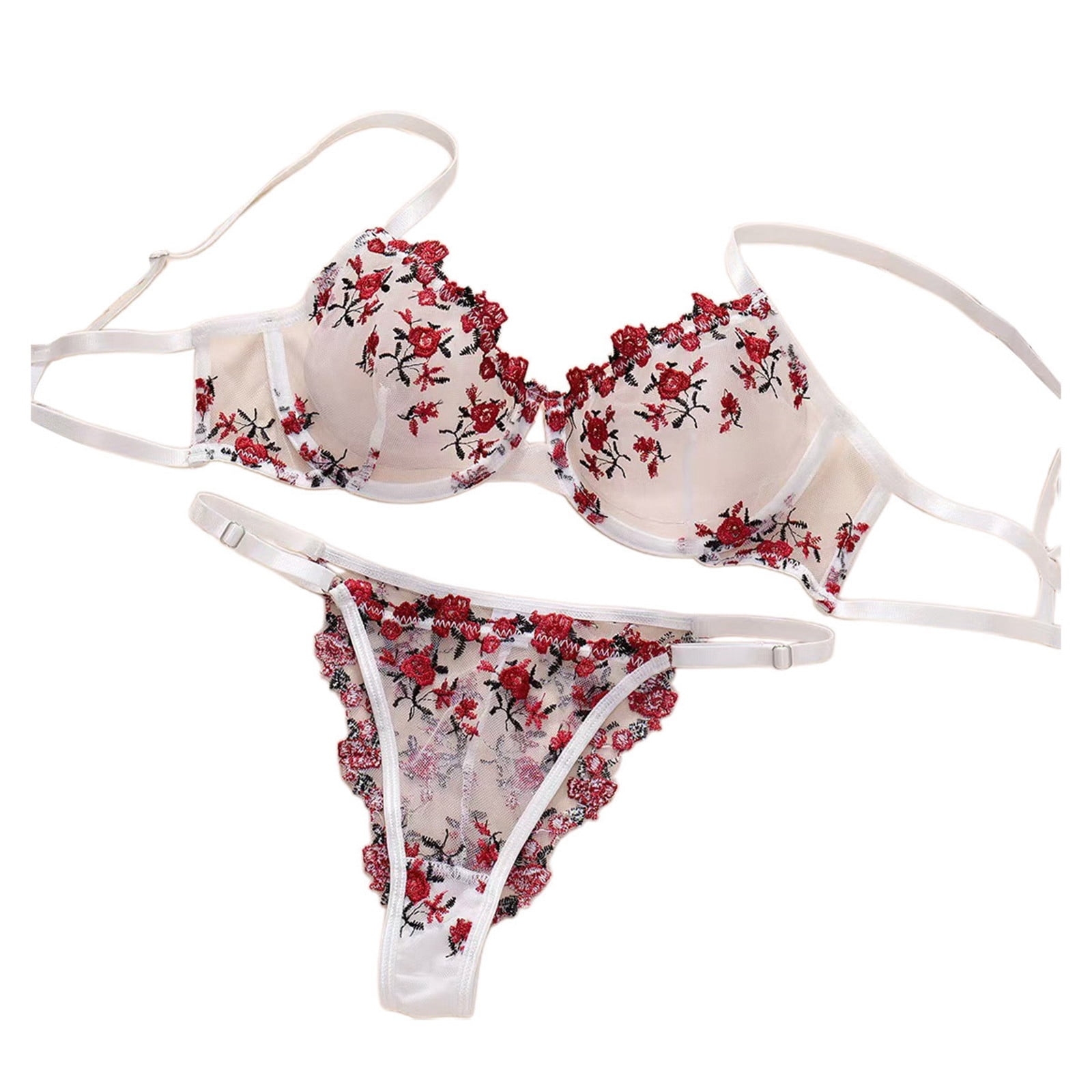 MIongo Elegant Lace Bodysuit With Adjustable Feather and Chain Straps ...