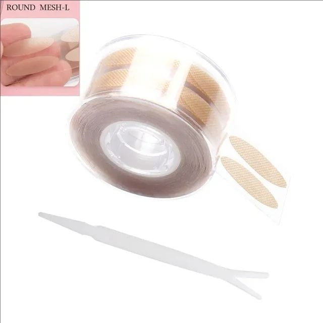MJ 600 pcs Double Fold Eyelid Tape Sticker Invisible Lace Eyelash Self ...
