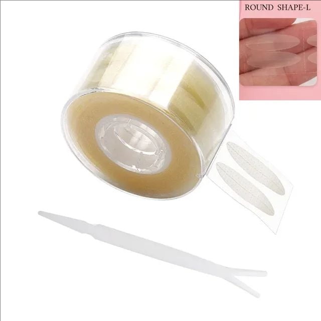 MJ 600 pcs Double Fold Eyelid Tape Sticker Invisible Lace Eyelash Self ...