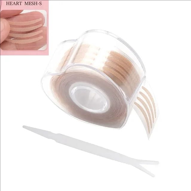 MJ 600 pcs Double Fold Eyelid Tape Sticker Invisible Lace Eyelash Self ...