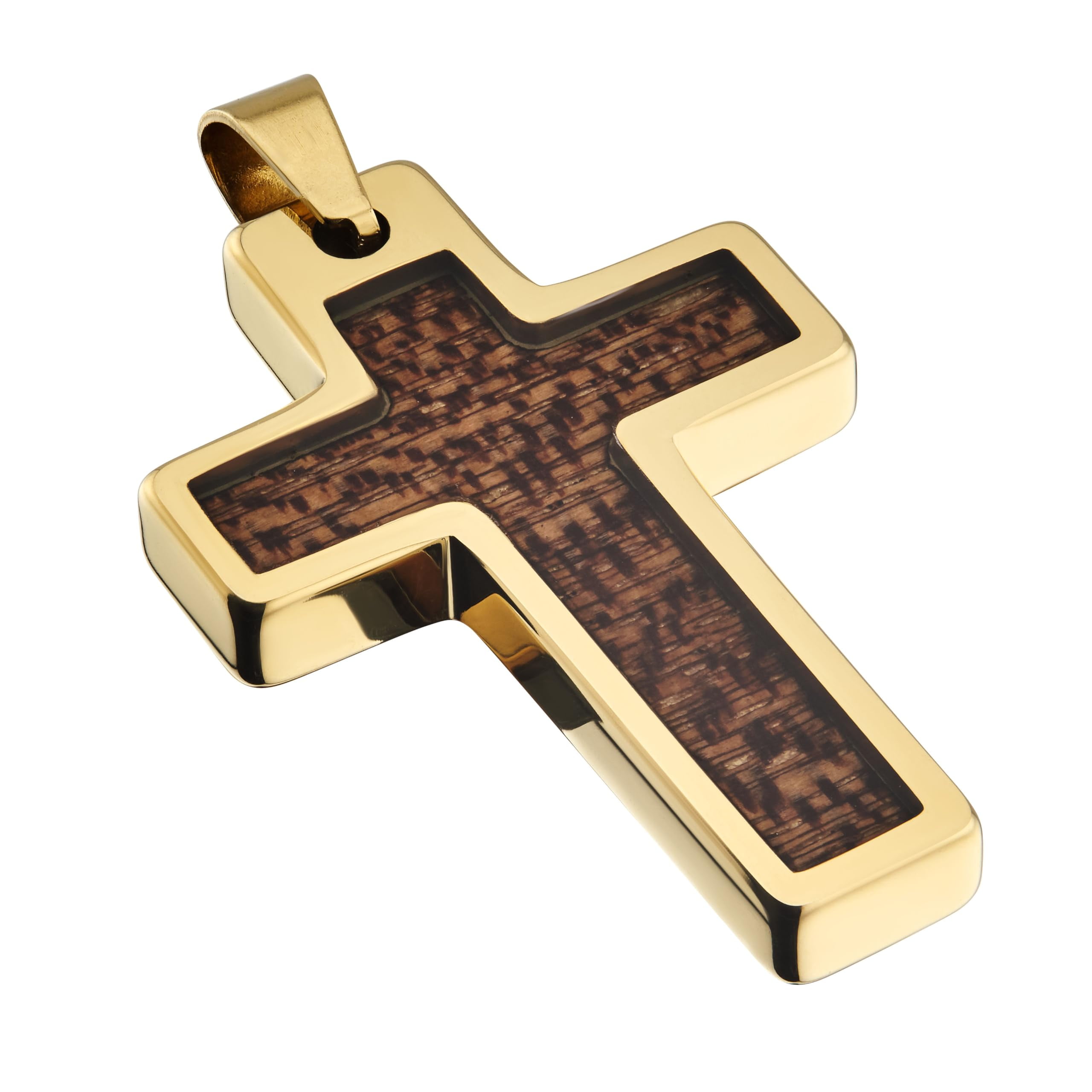 MJ Metals Jewelry Tungsten Carbide Cross Multiple Inlay Styles and ...