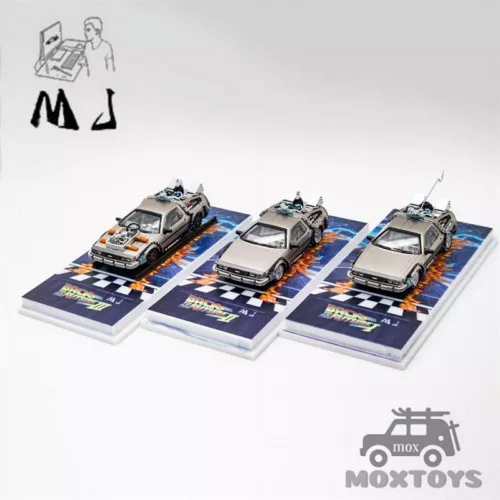 MJ Model x LMLF 1:64 DeLorean Time Machine Back To The Future 2.0 Model ...