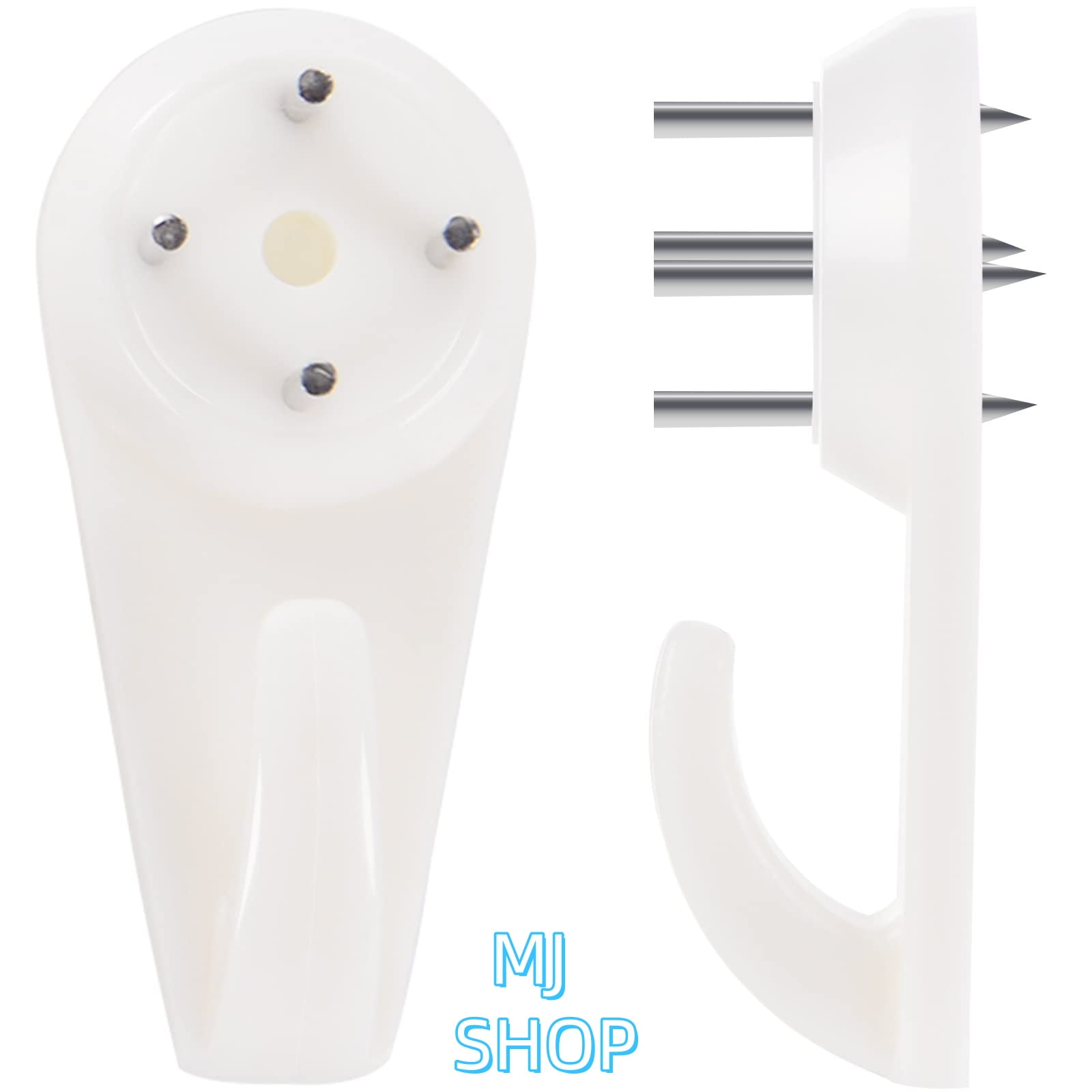 MJ SHOP 50 PCS Picture Hangers Hanging Kit - Heavy Duty Hooks | For ...