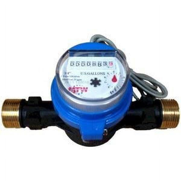 MJ20 Polymer Cold Water Meter 7.5" USG Gallons Pulse Output - Walmart.com