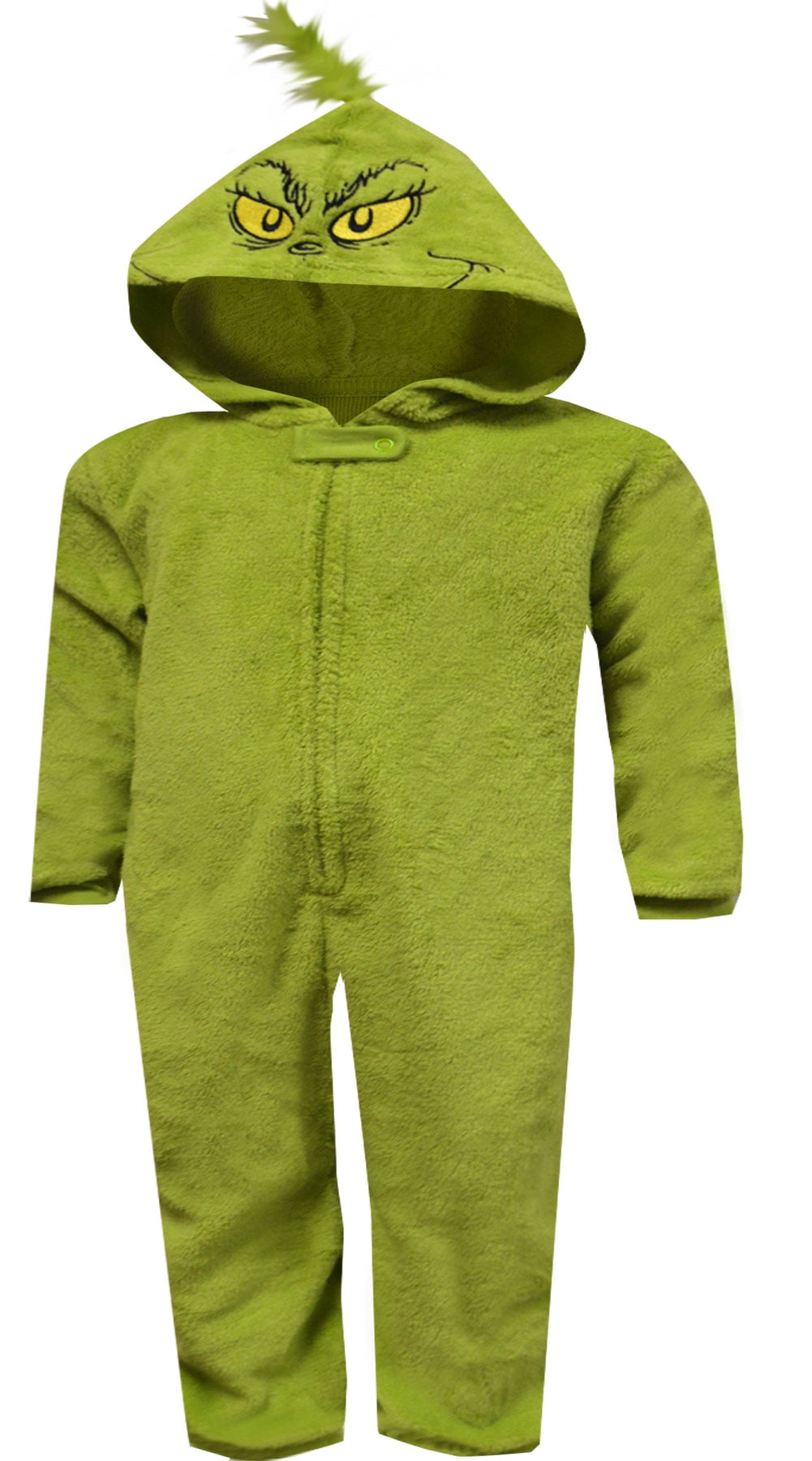 MJC Boys' Dr. Seuss Kids Grinch Hooded Onesie Pajama (8) - Walmart.com