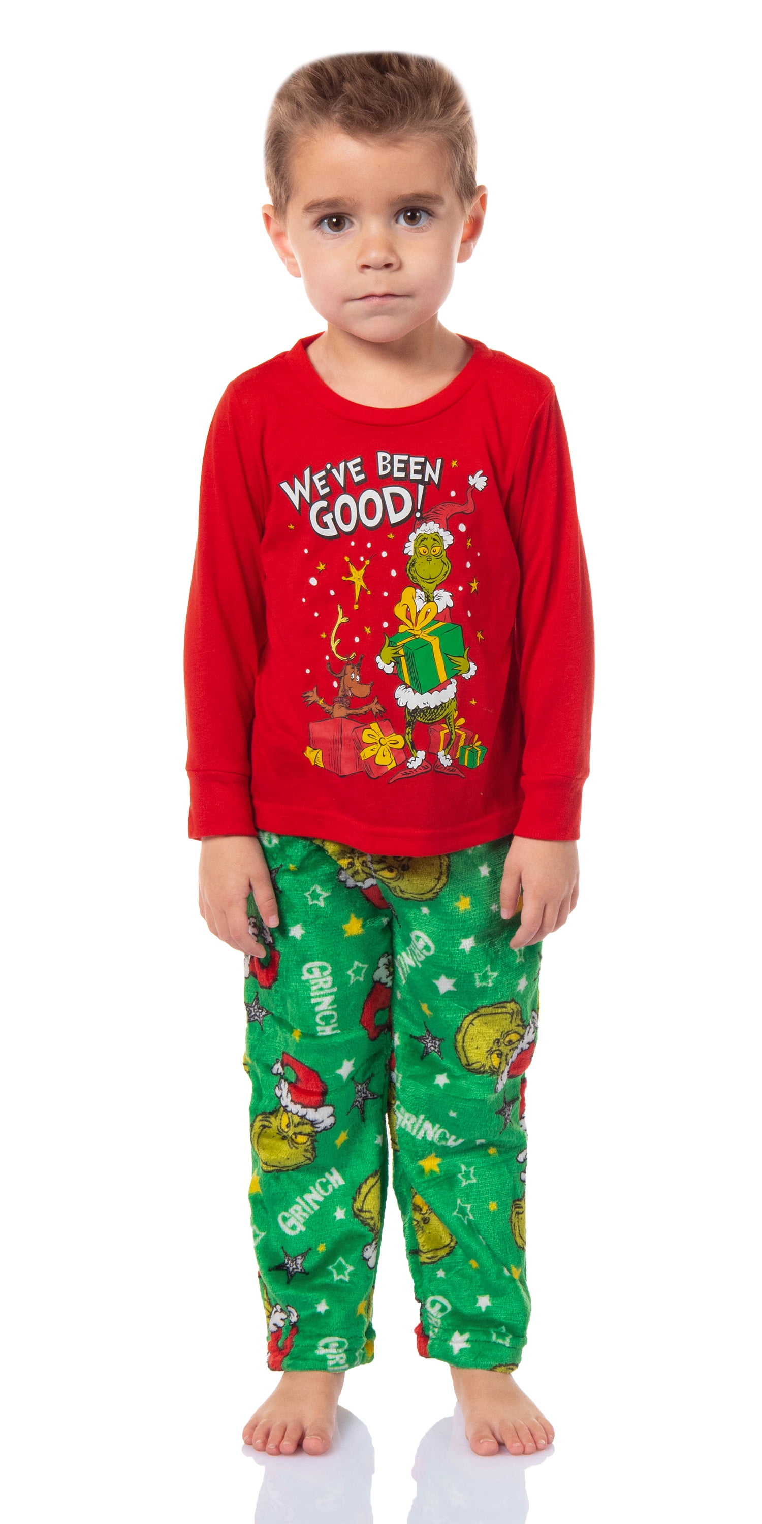 Dr. Seuss The Grinch We've Been Good Toddler 2 Piece Lounge Pajama ...