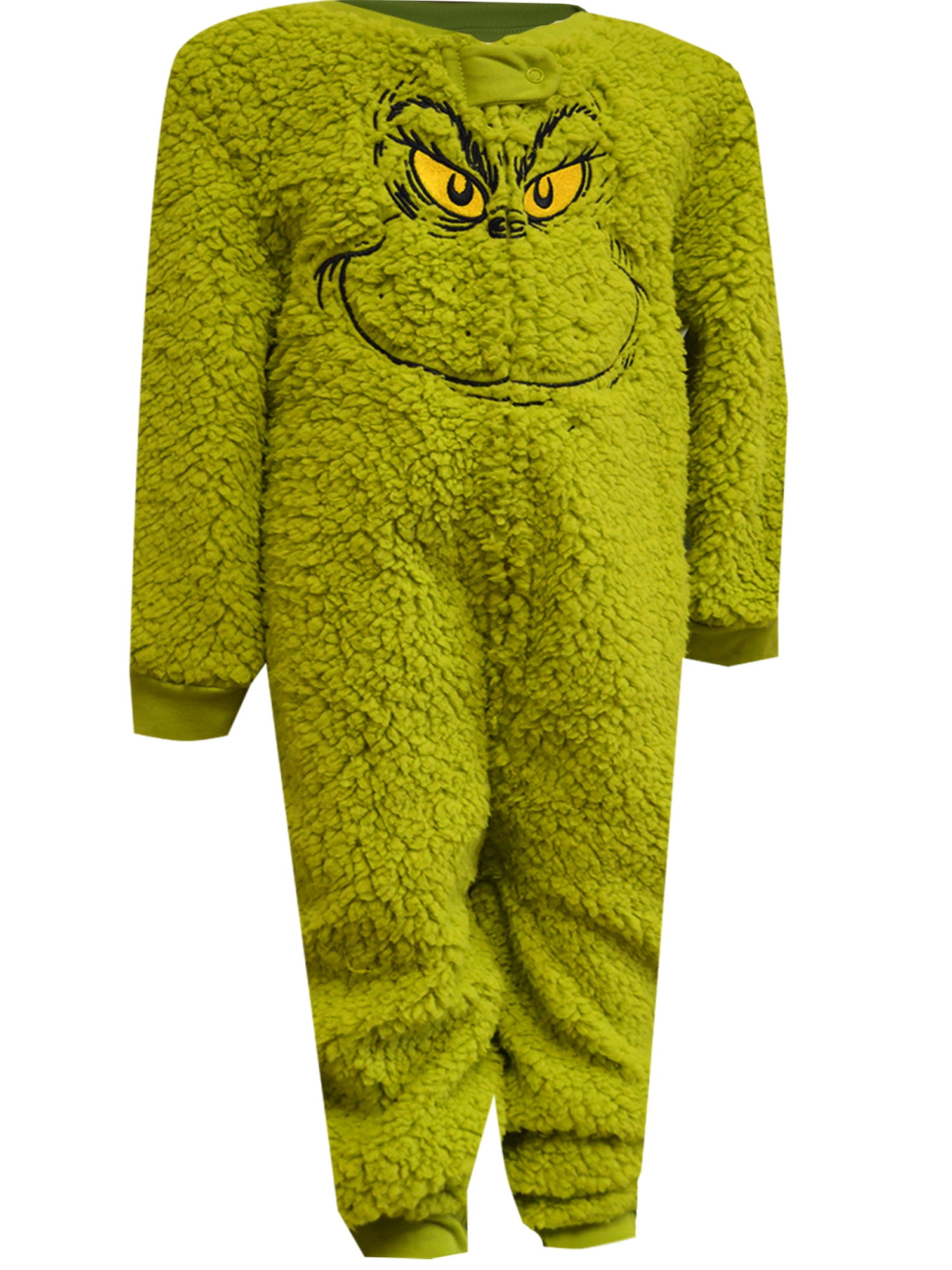 MJC Children Dr Seuss Grinch Kids Warm Plush Onesie Pajama (8 ...