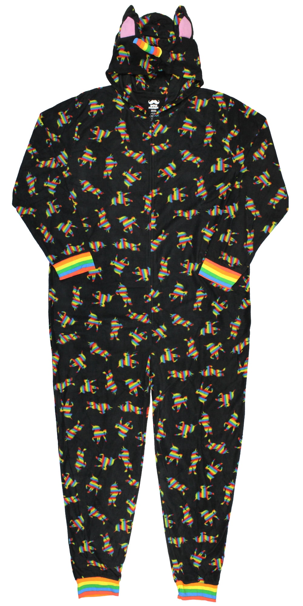 MJC Men's Rainbow Unicorn Fleece One-Piece Union Suit (2X/3X) - Walmart.com