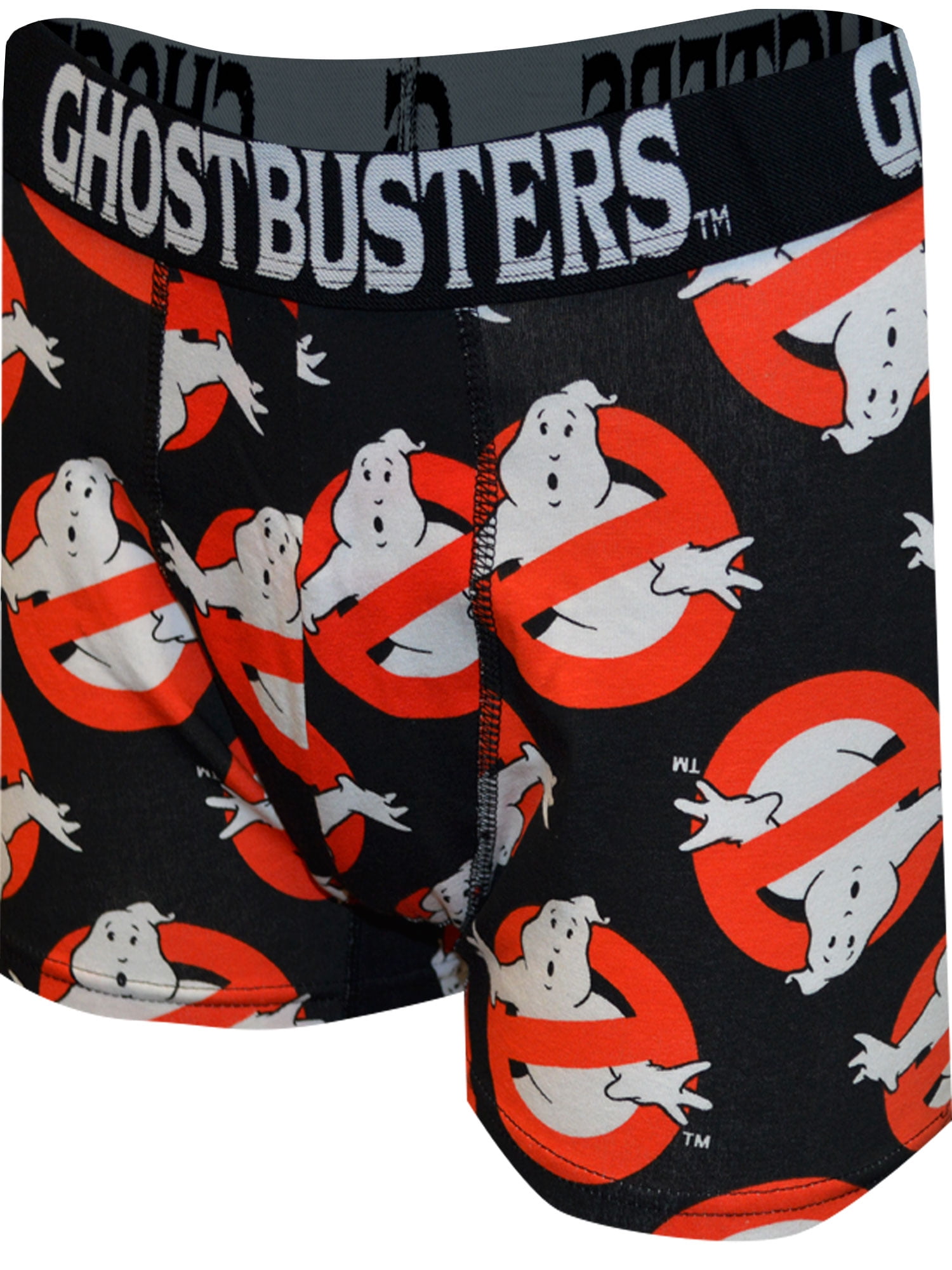 MJC Mens Ghost Busters Logo Guys Black Boxer Briefs - Walmart.com