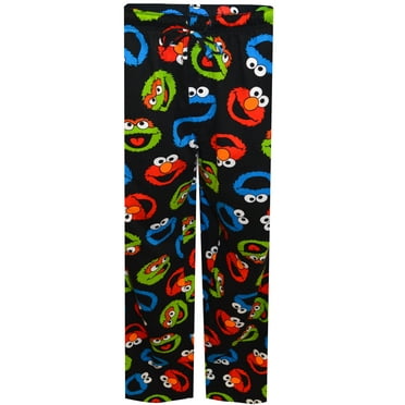 Sesame Street Cookie Monster AOP Mens Sleep Pajama Pants L - Walmart.com