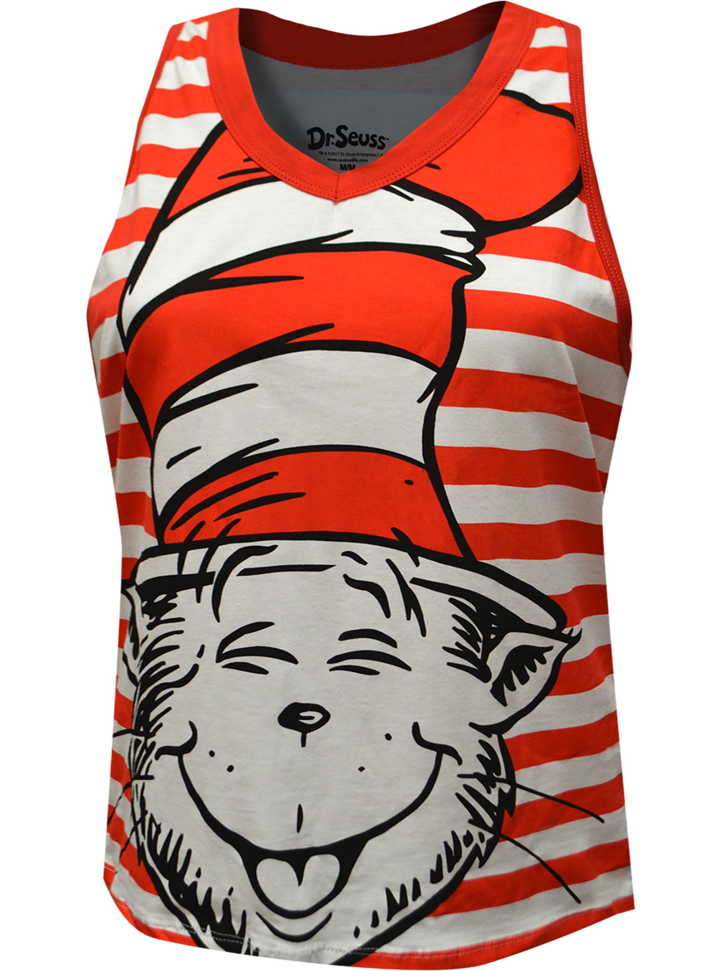 MJC Womens Dr. Seuss Cat in the Hat Tank Top (Large) - Walmart.com