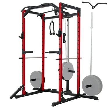 Mikolo Power Rack Cage, 1500LBS Weight Cage with 800LB Capacity ...