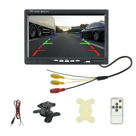 Weatherproof Rearview Backup Camera & Monitor Video System, Commercial ...