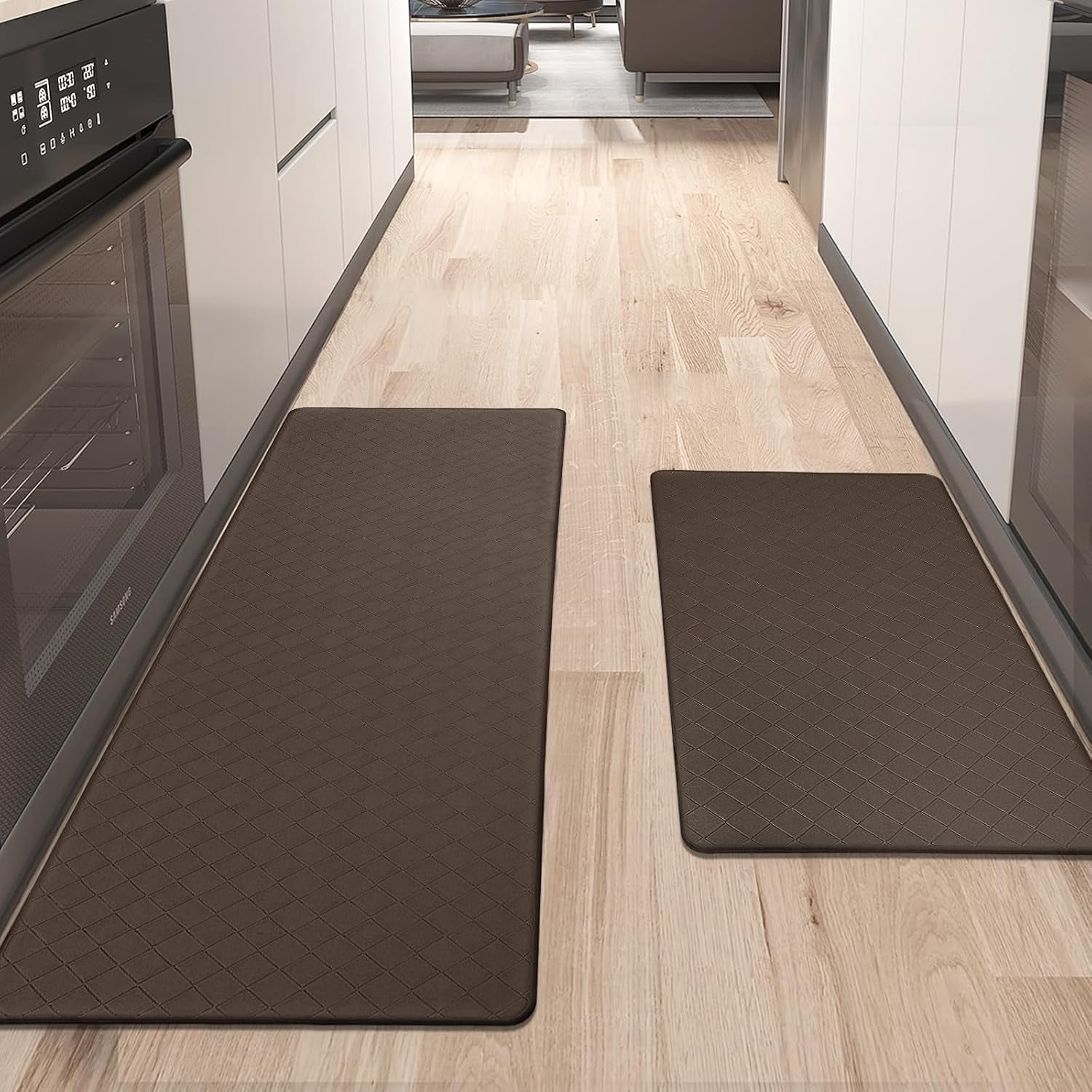 MJIAexp 17"x27"+17"x47" 2pcs Kitchen Mat and Rug Cushioned Anti-Fatigue ...