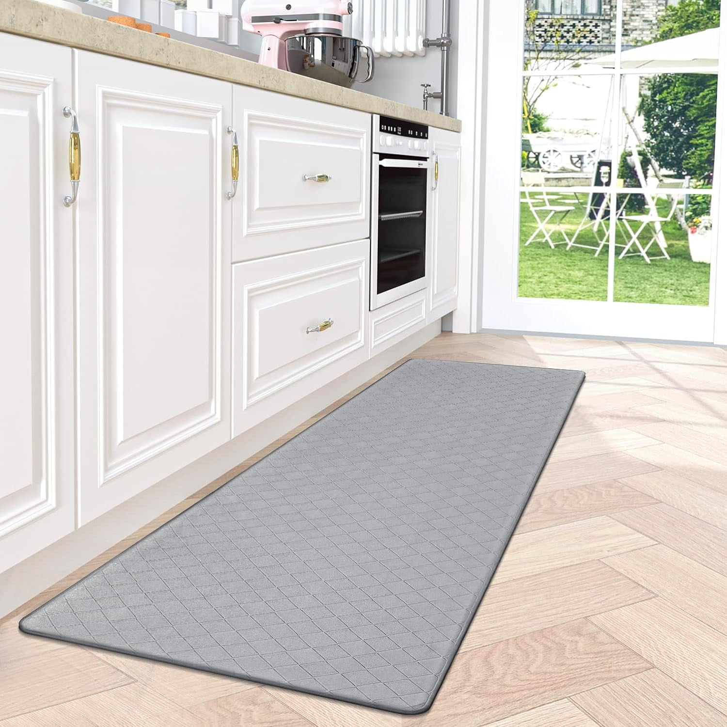 MJIAexp 17"x59" Kitchen Mat and Rug Cushioned Anti-Fatigue Rug Non Slip ...