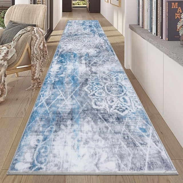 MJIAexp 2'x10' Boho Runner Rug Washable Vintage Distressed Hallway ...