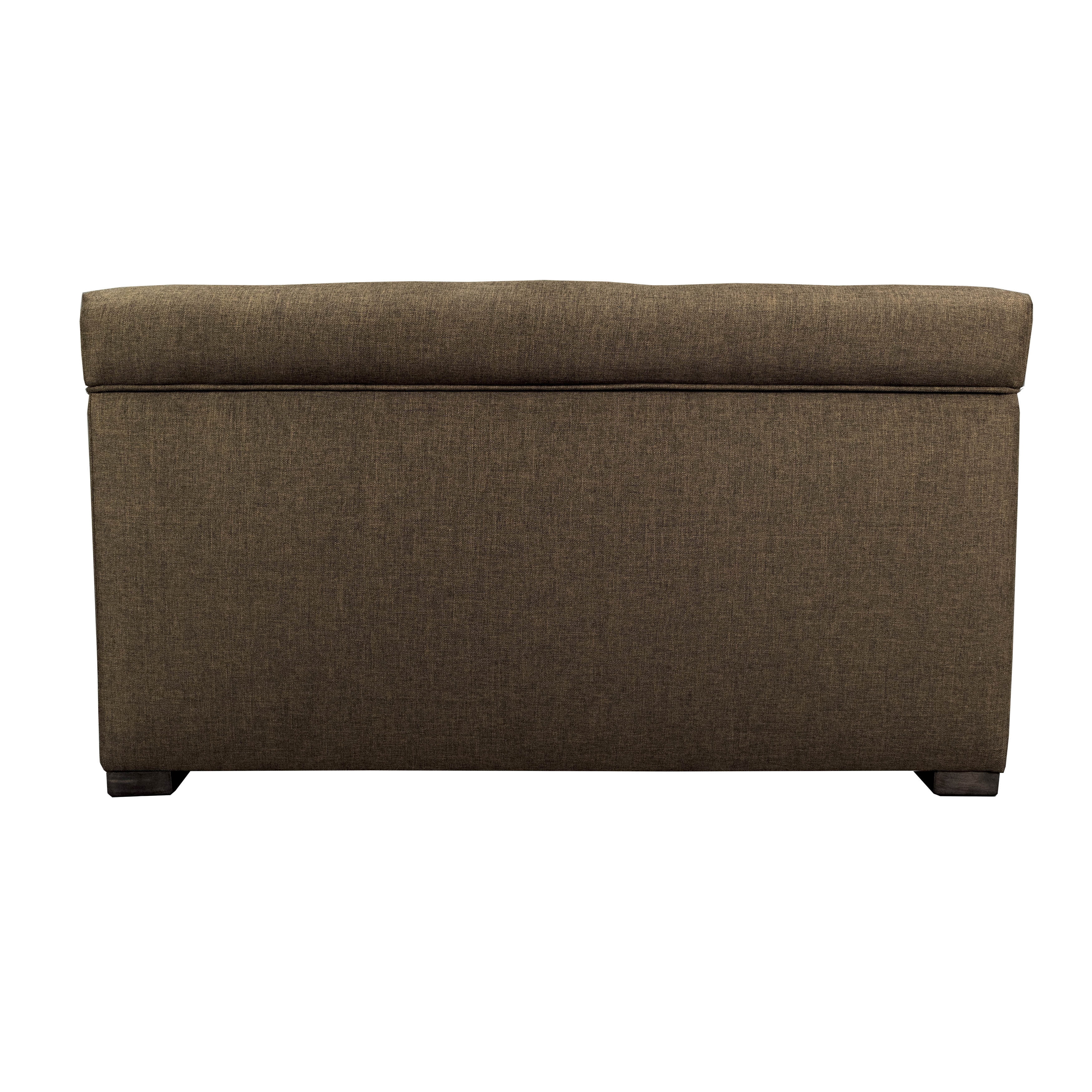 MJL Furniture Designs Angela 8-button Tufted Sand Storage Trunk Bench ...