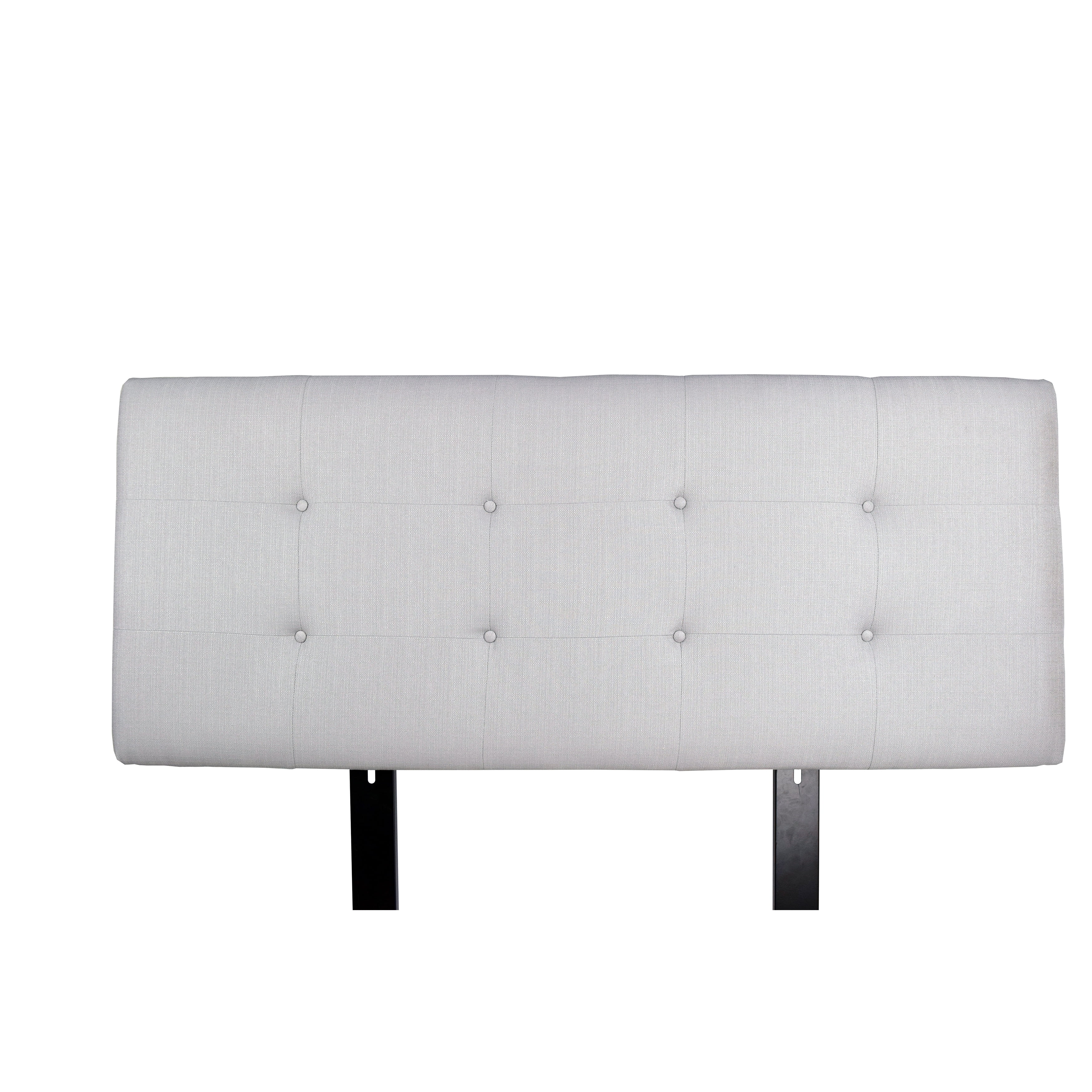 MJL Furniture Designs MJL Furniture Ali Button Tufted Silver Grey ...