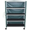Free Shipping! MJM International 350-4C Jumbo 4 Shelf Linen Cart ...