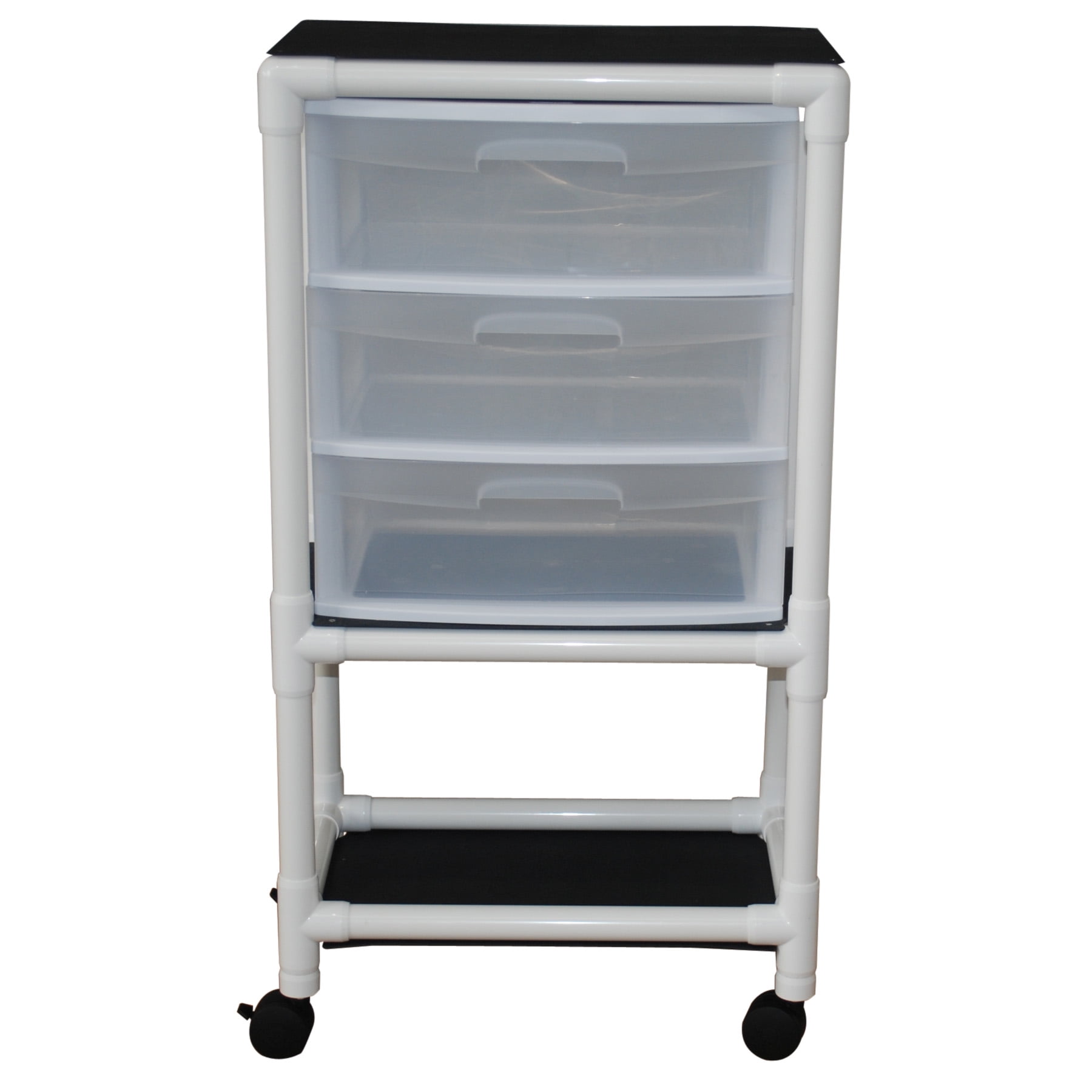 MJM International Universal cart with 3 slide out drawers; drawer size ...
