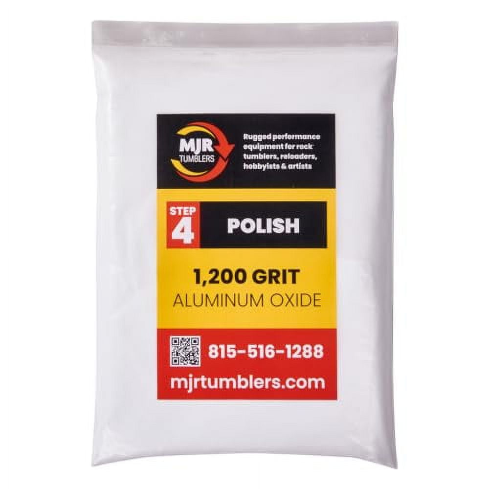 MJR Tumblers 20 LB Polish 1200 Aluminum Oxide Rock Refill Grit Abrasive ...