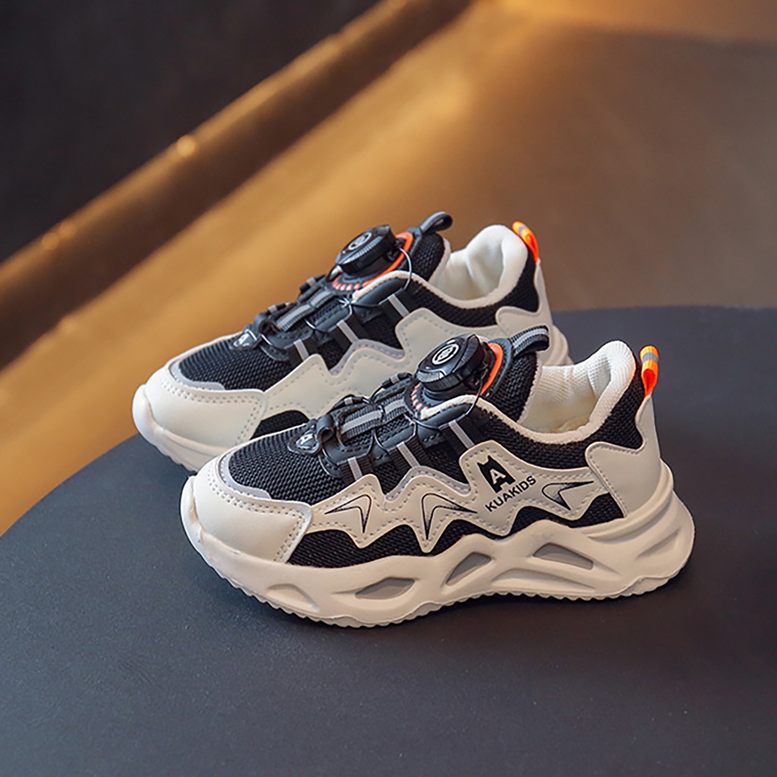 MJTBGFSWG Kids Sneakers Boys New Sports Shoes for Girls with Rotating ...