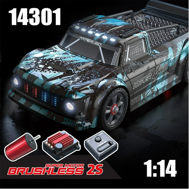 MJX 14301 Hyper Go RC Car 4WD Off-road Racing Cars 55KM/H 2.4G High Speed Drift Brushless Remote ...