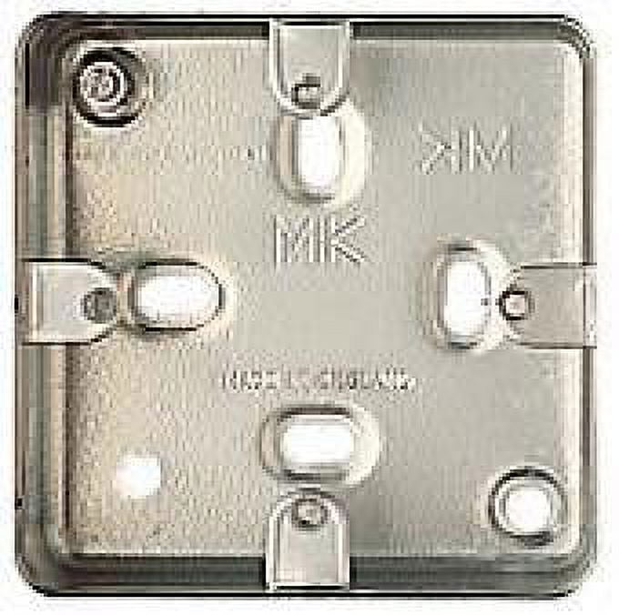 MK - 1-Gang Steel Surface Back Box - Walmart.com