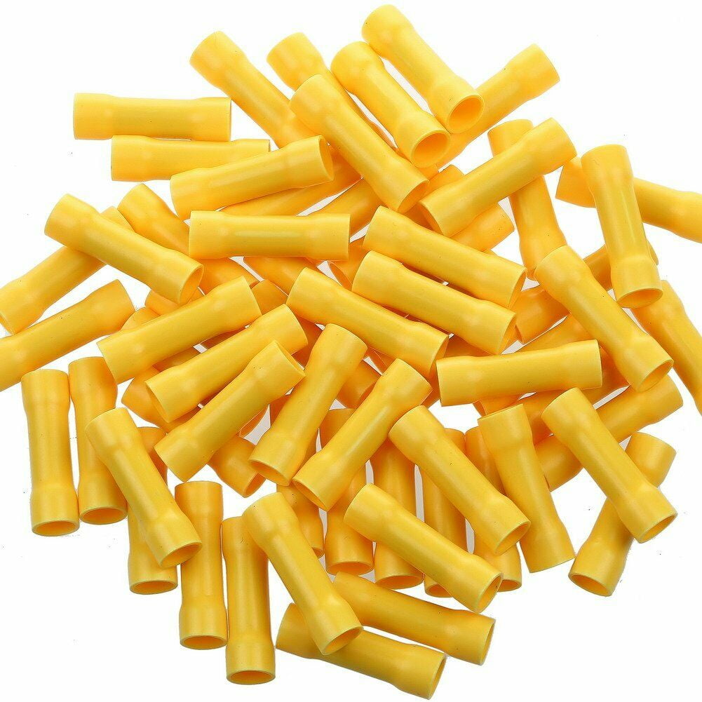 MK Audio KBCV1210Y 50 pcs 12 - 10 Gauge AWG Yellow insulated crimp ...