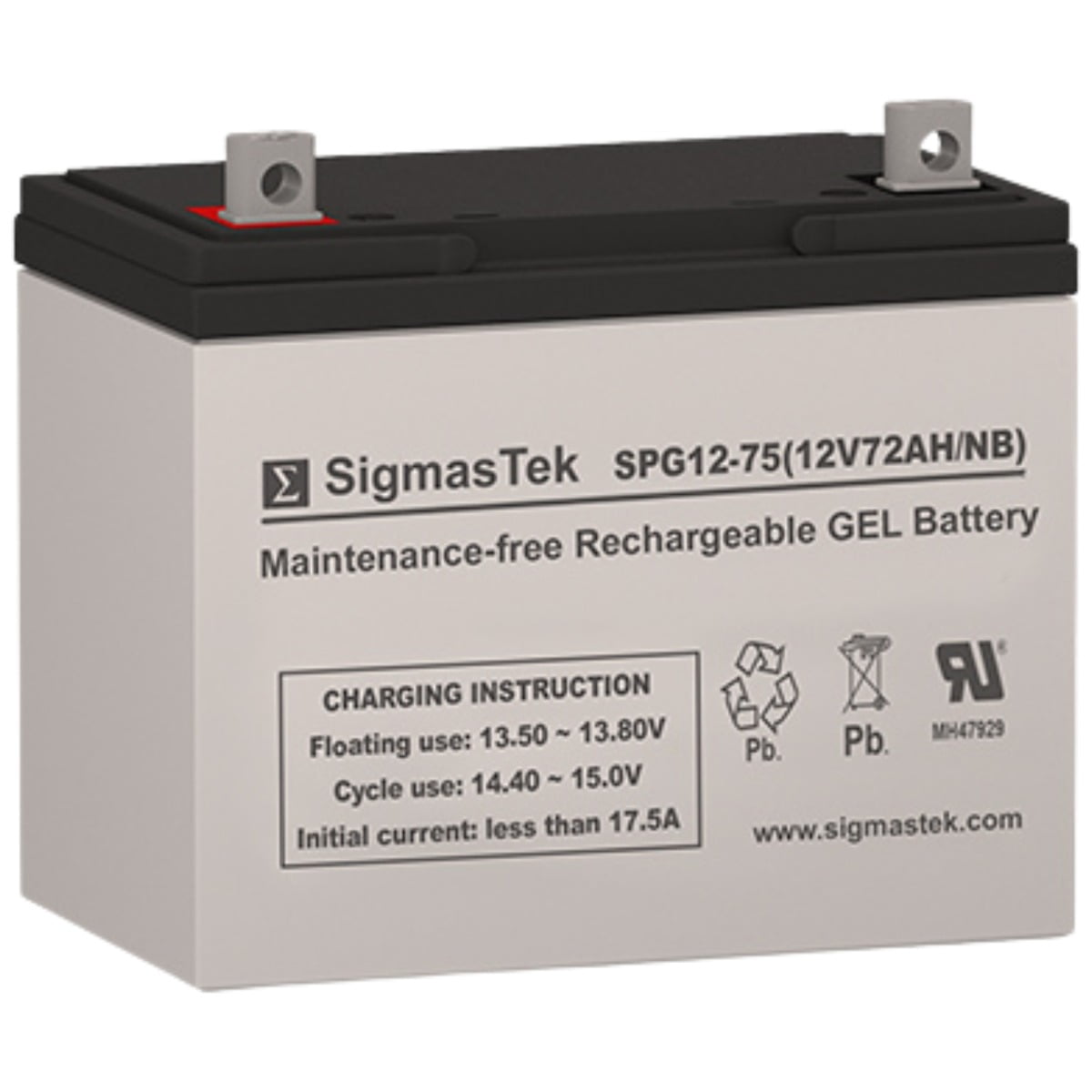 MK Battery M24 SLD G FT GEL Battery Replacement by SigmasTek 12V 75AH ...