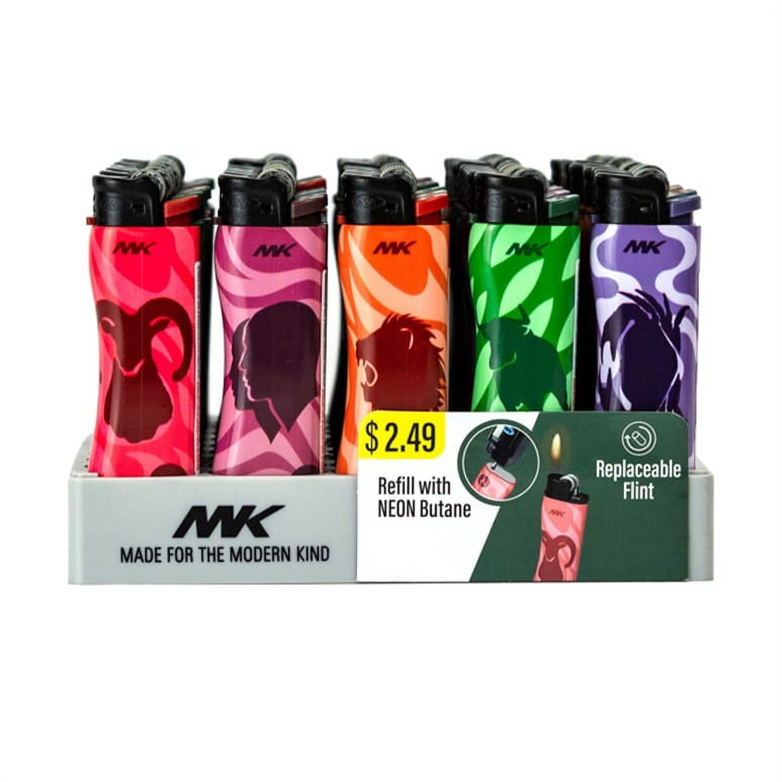 MK Grip Pro Pocket Lighters | Horoscope Series Ergonomic Design ...