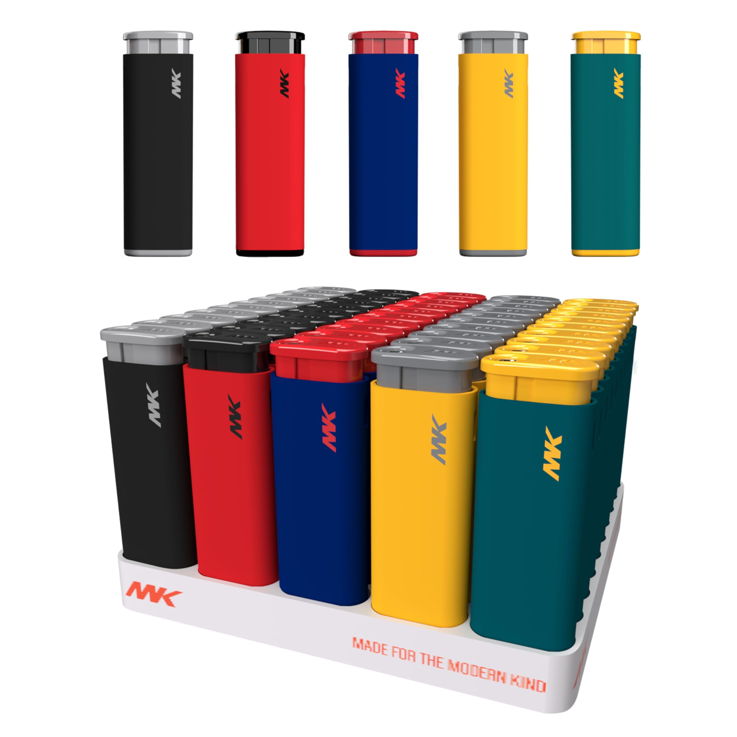 MK Lighter, 50PCS Striking Design Windproof Lighters, Ideal as Lighters ...