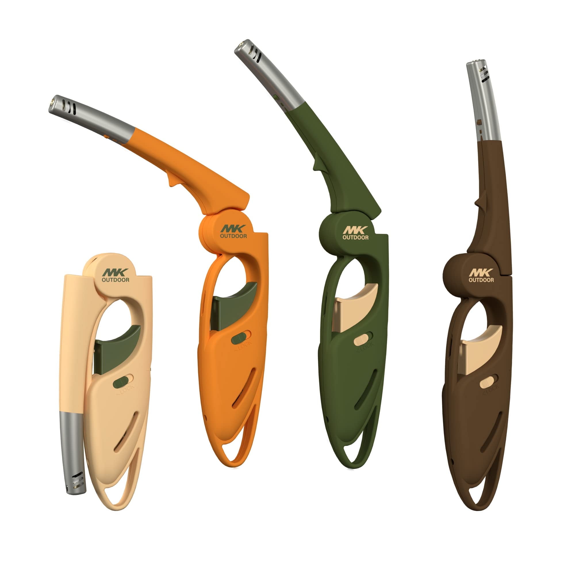 MK Lighter Outdoor Series Sunset 4-Pack Assorted Colors Foldable Long ...