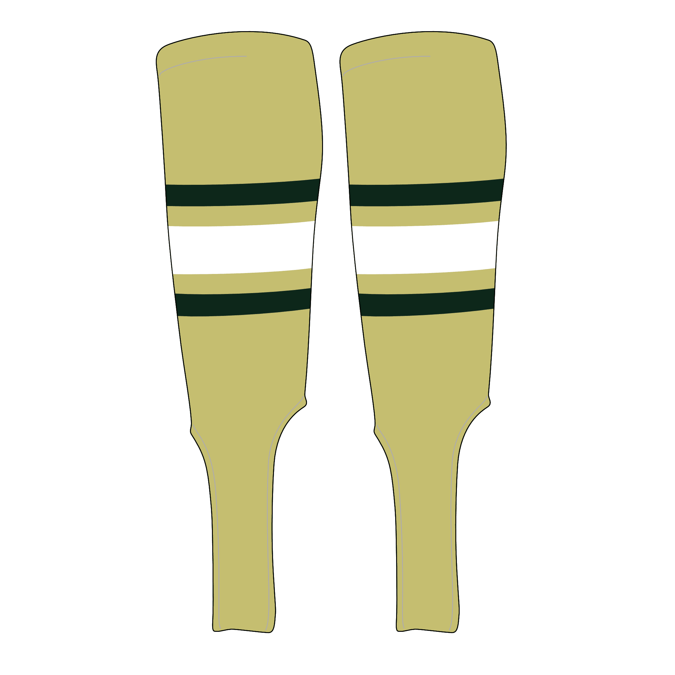 MK Socks Traditional Baseball Stirrups Pattern B-7 Vegas Gold, Forest ...