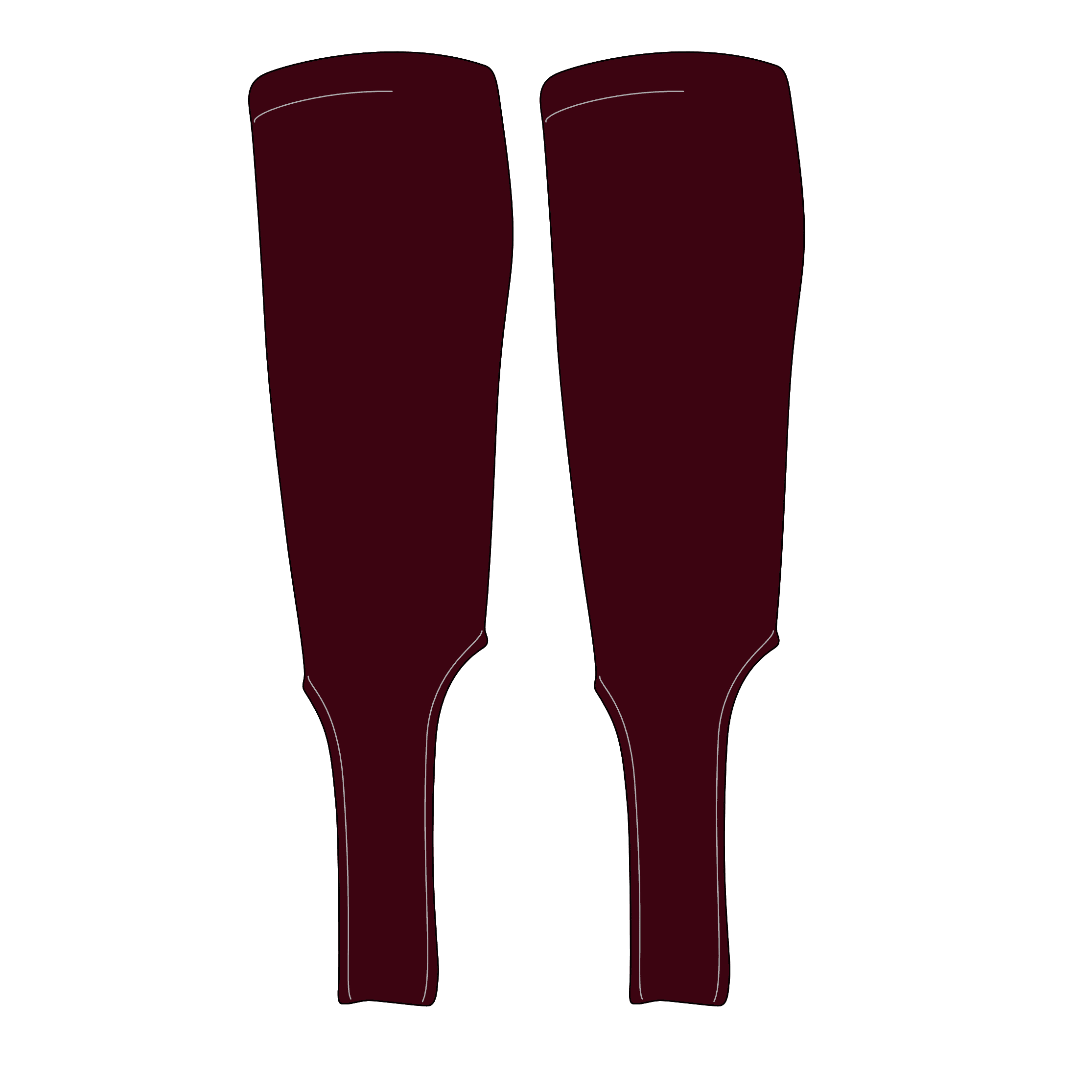 MK Socks Traditional Baseball Stirrups Pattern S-7 Maroon (L) - Walmart.com