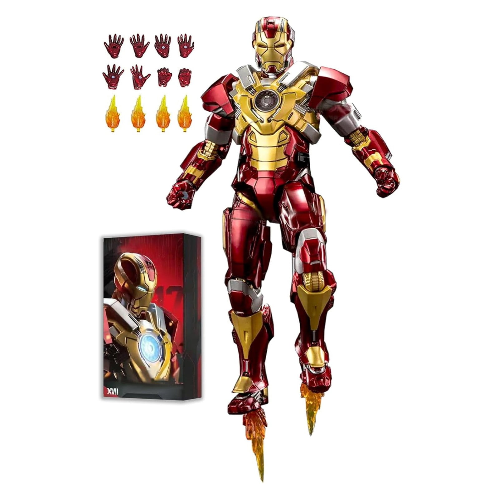 MK17 Iron Man 8.27" Figure – Premium Articulation & Accessories ...